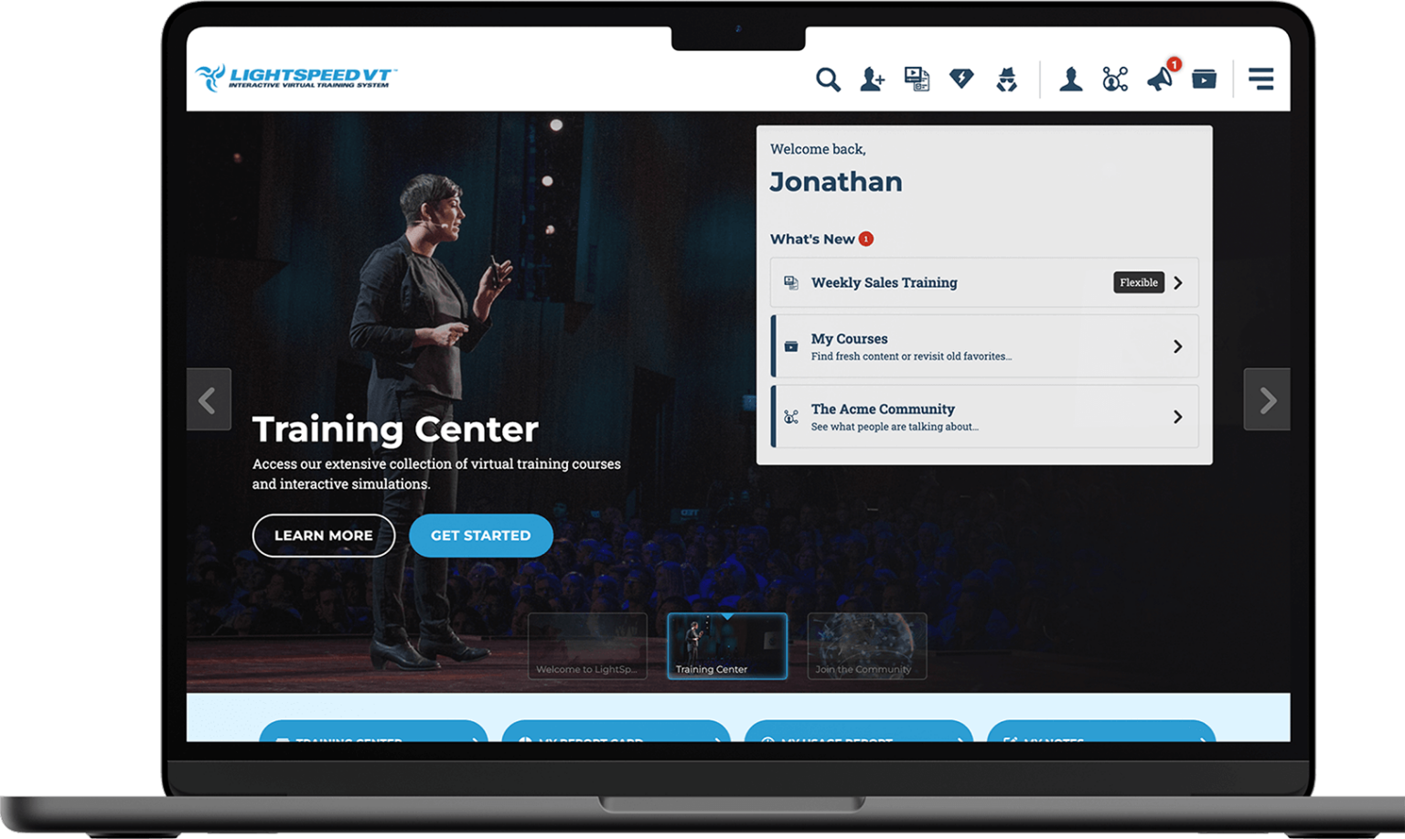 Landing Page - Trainers - LightSpeed VT