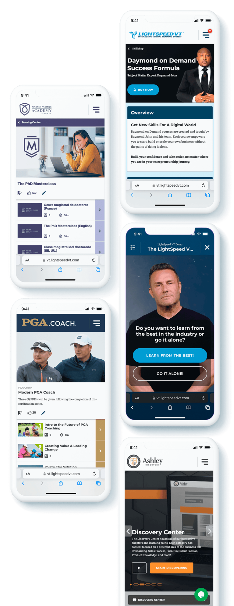 Landing Page - Trainers - LightSpeed VT